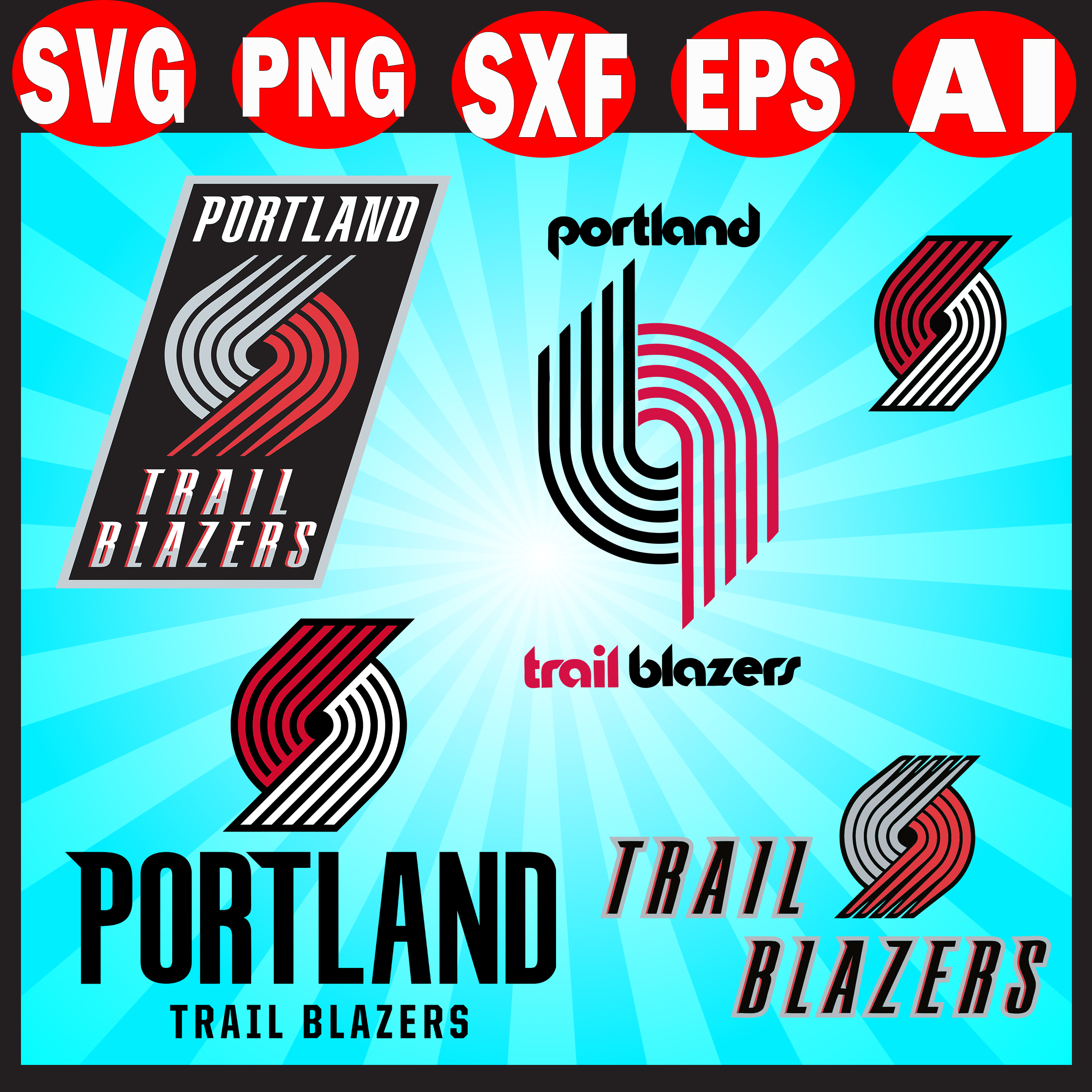 Files NBA Portland Trail Blazers svg,Portland svg, NBA teams - Inspire ...