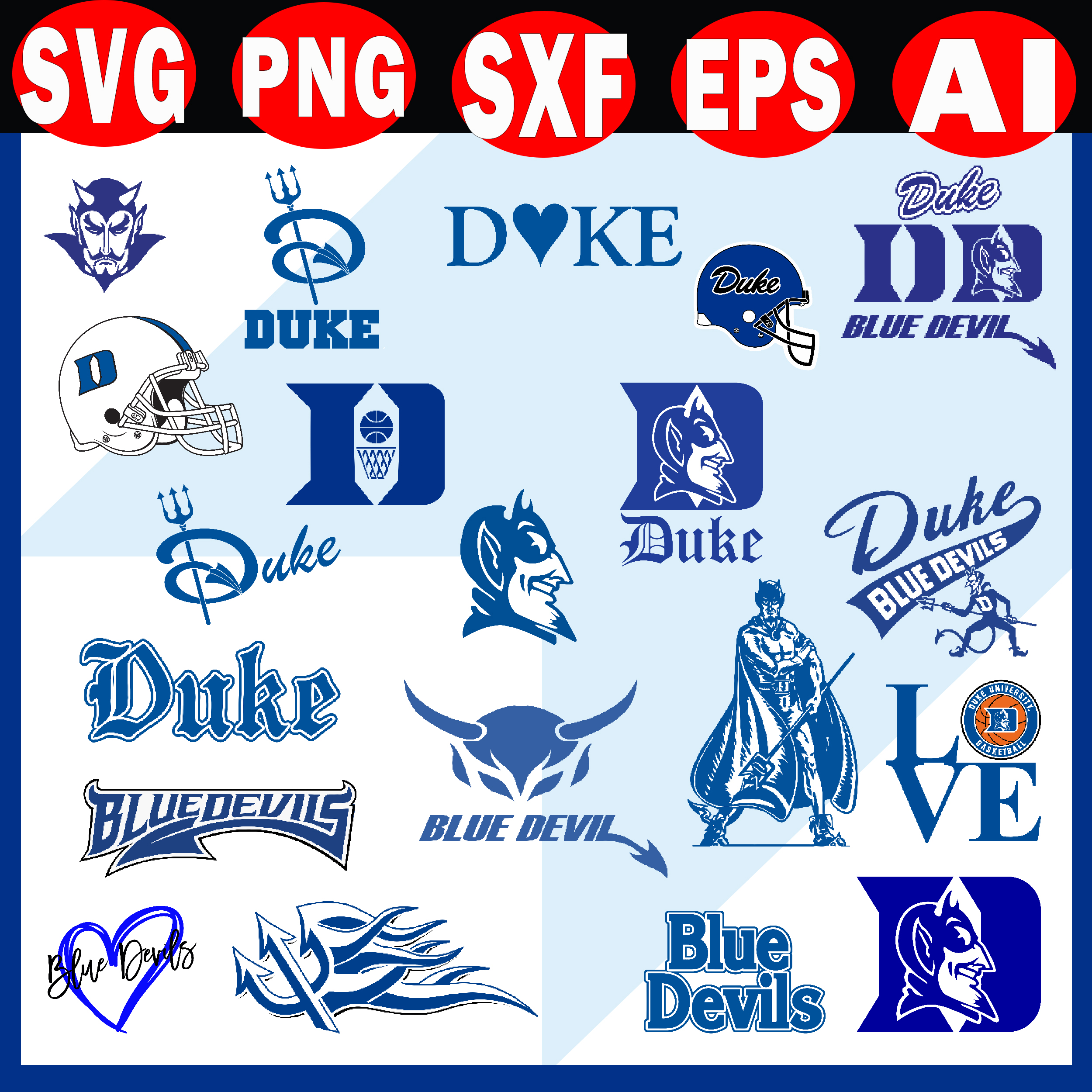 Digital Download, Duke Blue Devils png, Duke Blue Devils svg | Inspire ...