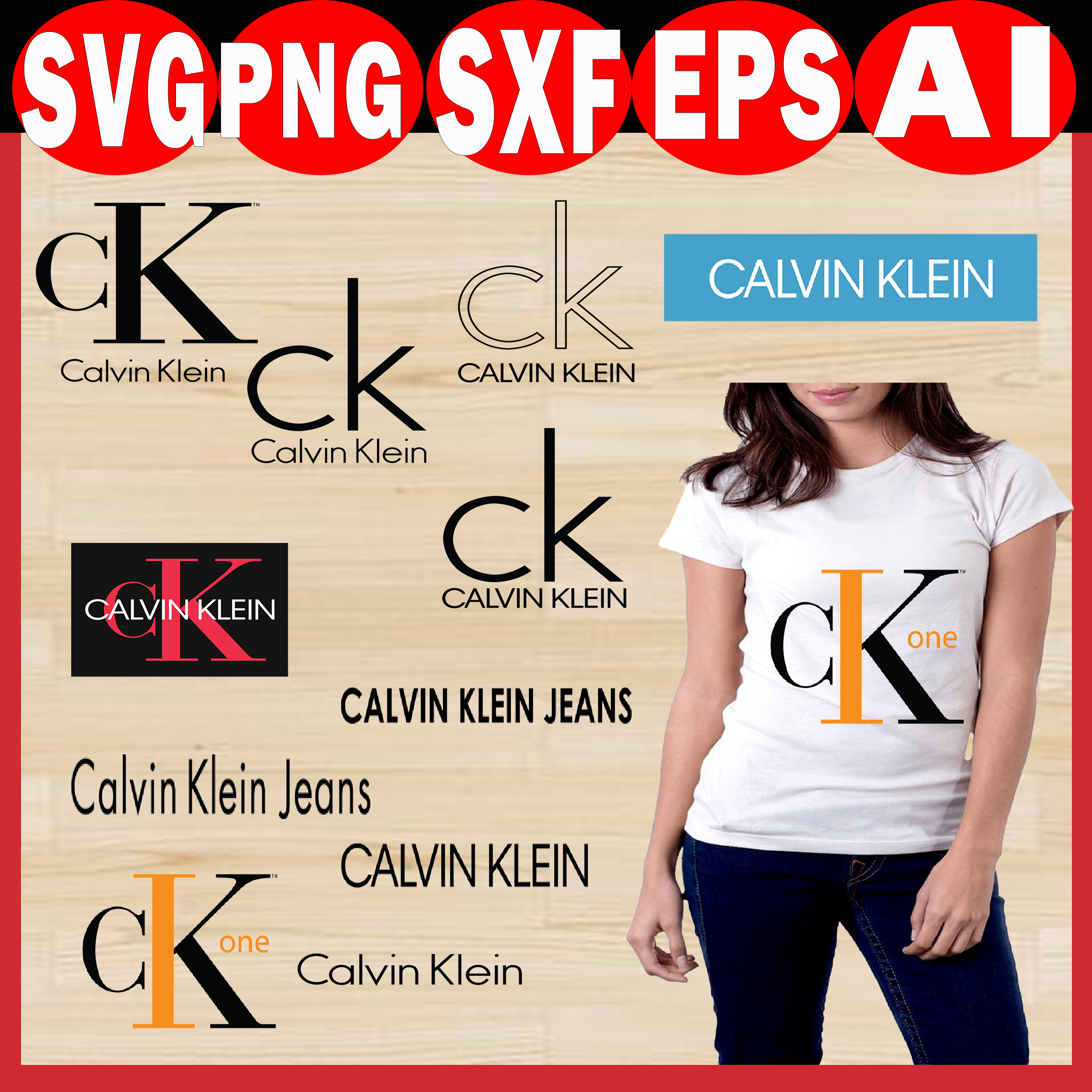 Calvin Klein Logo Svg, CK Logo Bundle Svg, CK Brand Logo Svg | Inspire ...