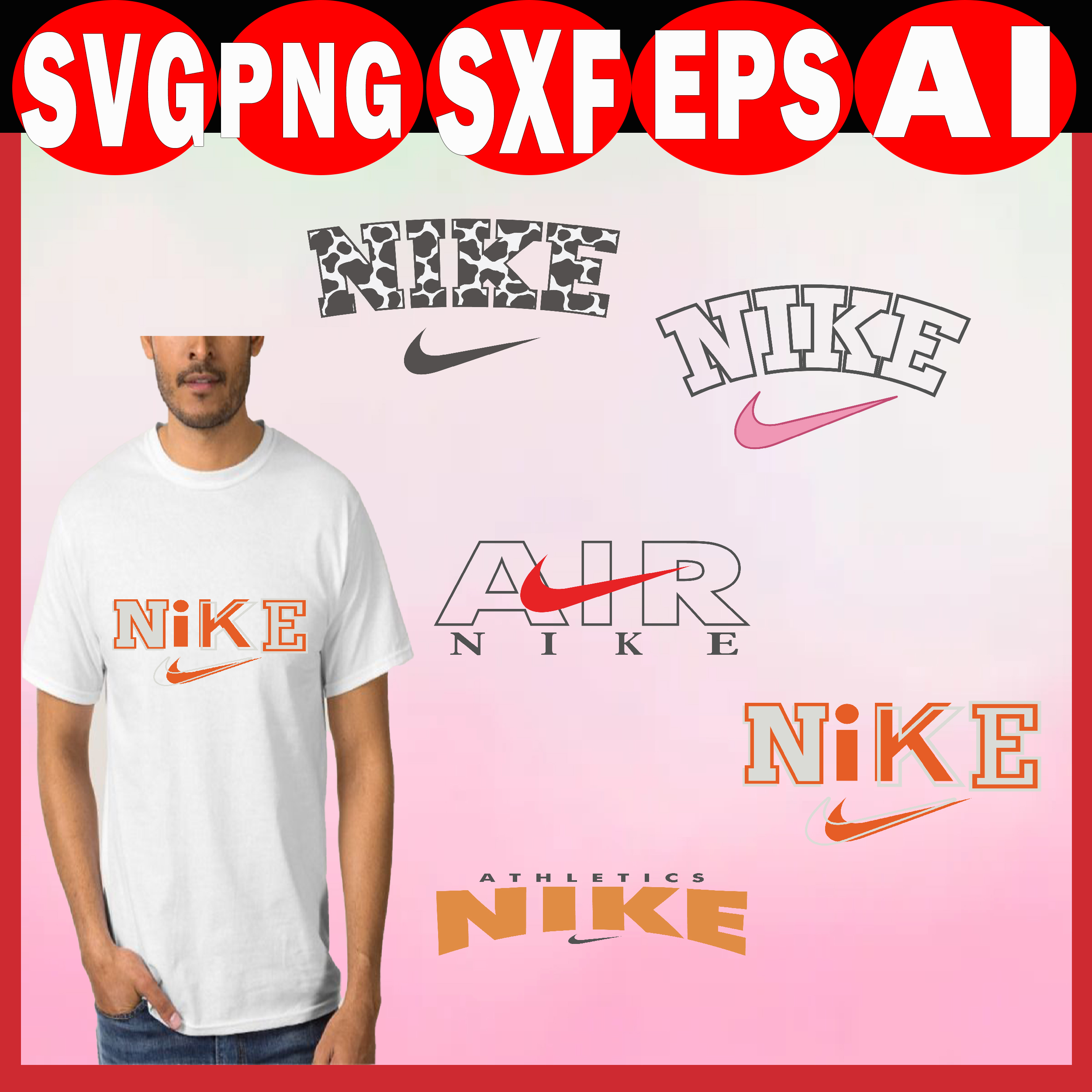 Nike Logos SVG Bundle, Nike Logo, Nike Symbol, Nike Just Do - Inspire ...