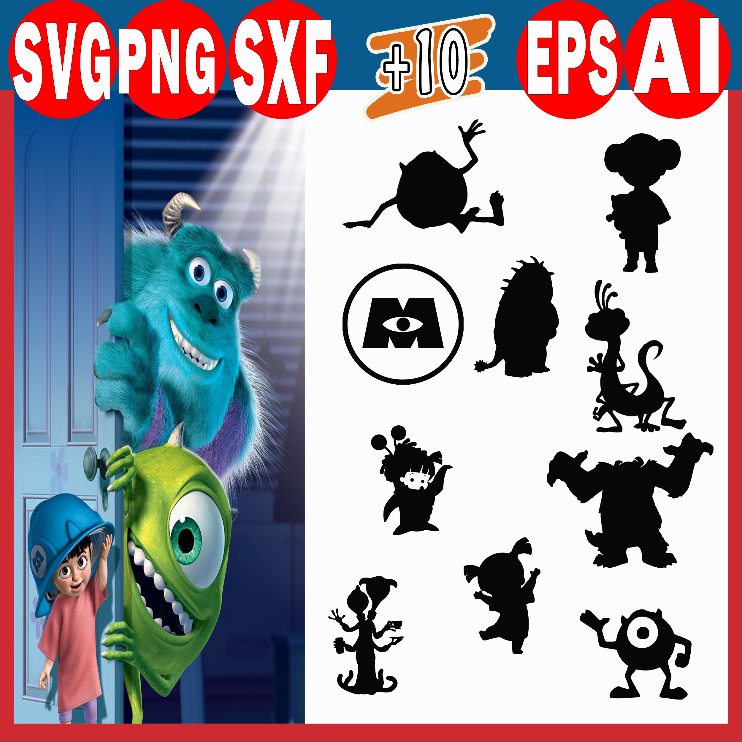 Monsters Inc logo Svg, Monsters Inc silhouette, Monsters Uni | Inspire ... Monsters Inc logo Svg, Monsters Inc silhouette, Monsters Uni | Inspire ...