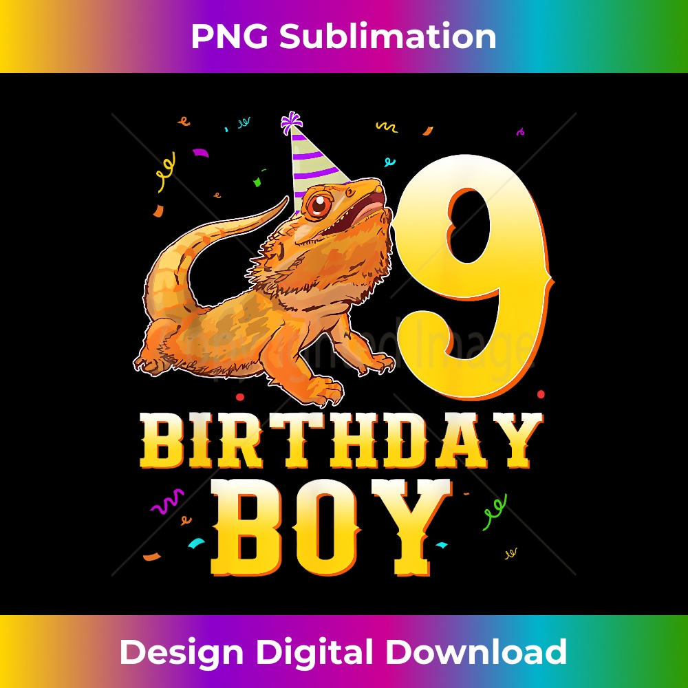 Bearded Dragon Lizard 9th Birthday - 9 Year Old Boy Kids - C | Inspire ...