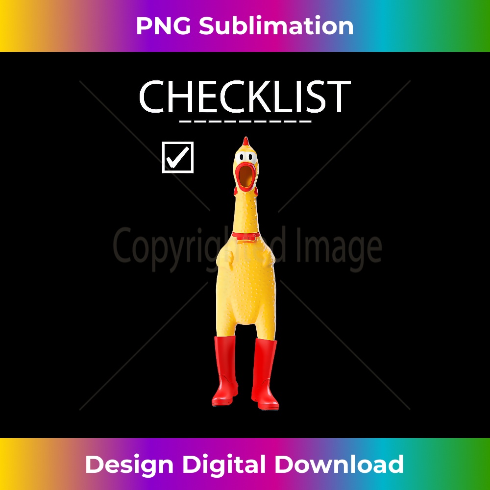 Funny Rubber Chicken Gift for Boys Checklist Practical Joke | Inspire ...