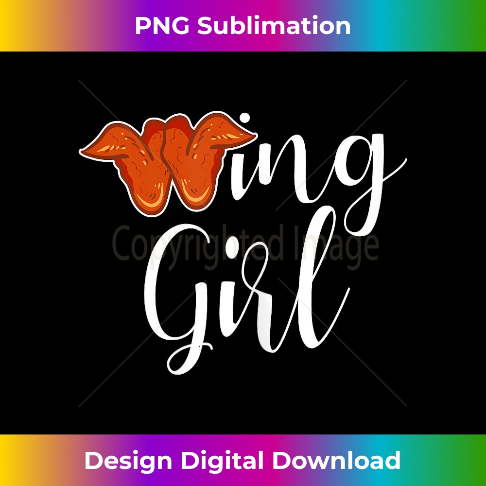 Chicken Wing Wing Girl Funny Fried Chicken Lover - Sleek Sub | Inspire ...