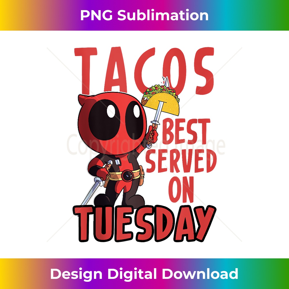 Marvel Deadpool Tacos Best Served On Tuesday Tank Top - Futu | Inspire ...