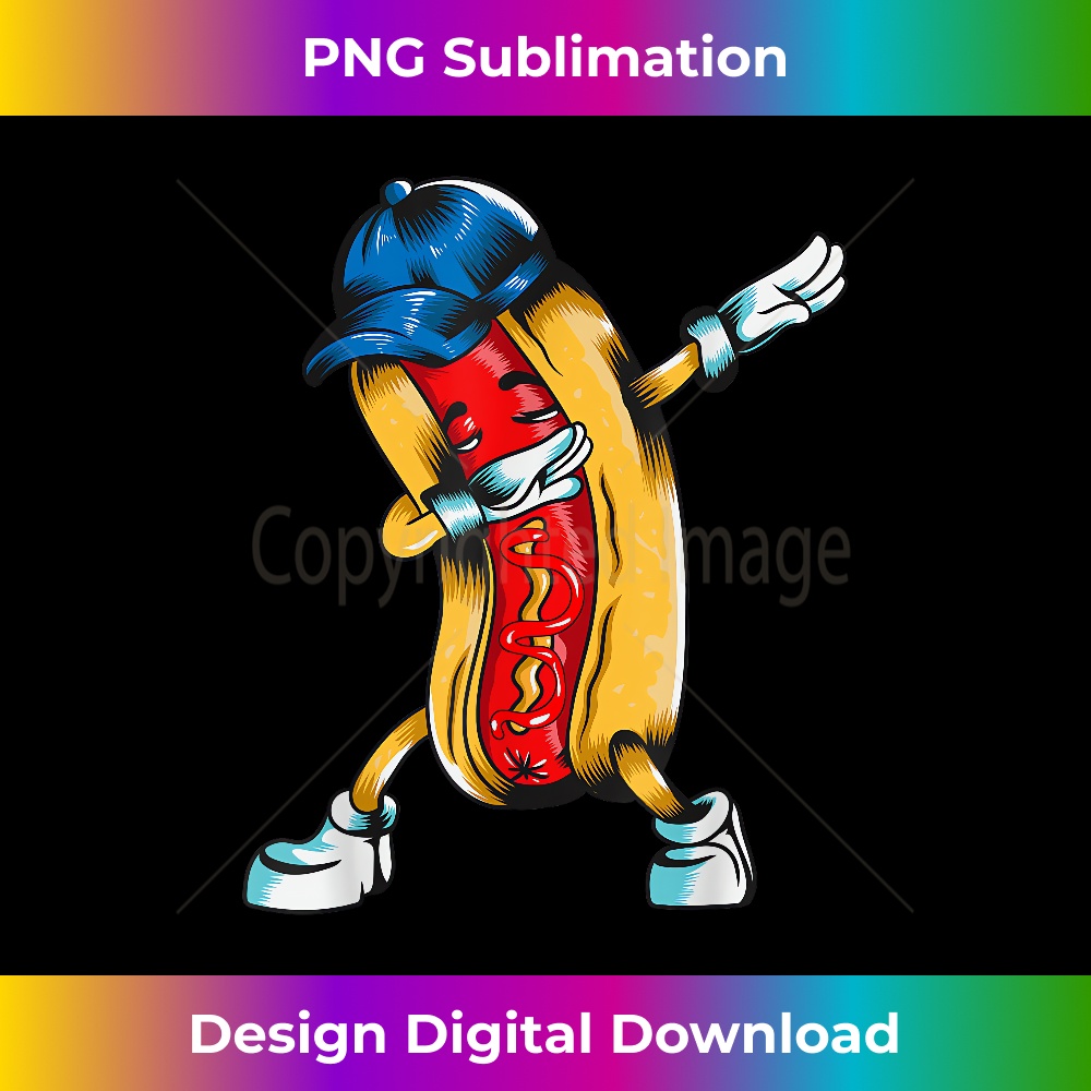 Sausages In Bread Hot Dog Fast Food Lovers Kids Dabbing - Be | Inspire ...