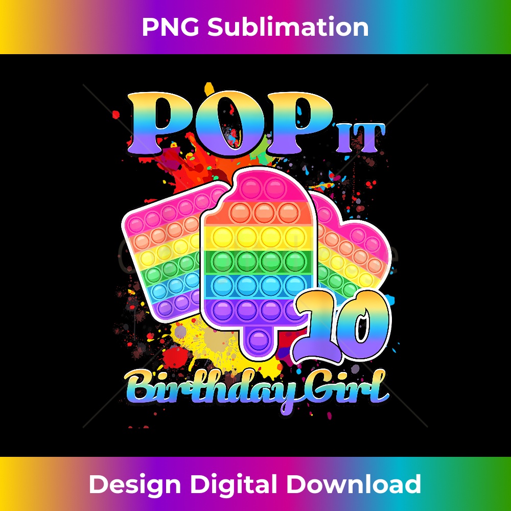 Birthday Girl Pop It 10 Year Old 10th Birthday Pop It Fidget | Inspire ...