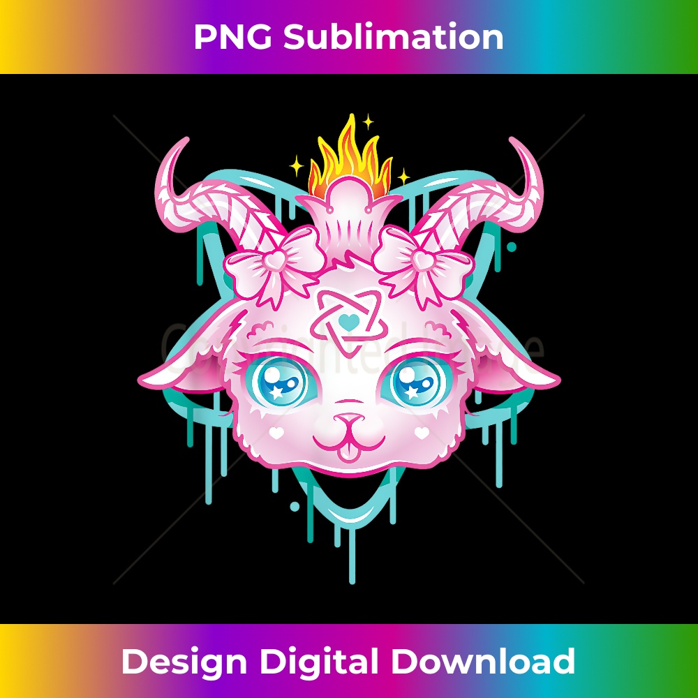 Cute Baby Baphomet Pink Pastel Goth Kawaii Demon Pentagram - | Inspire ...