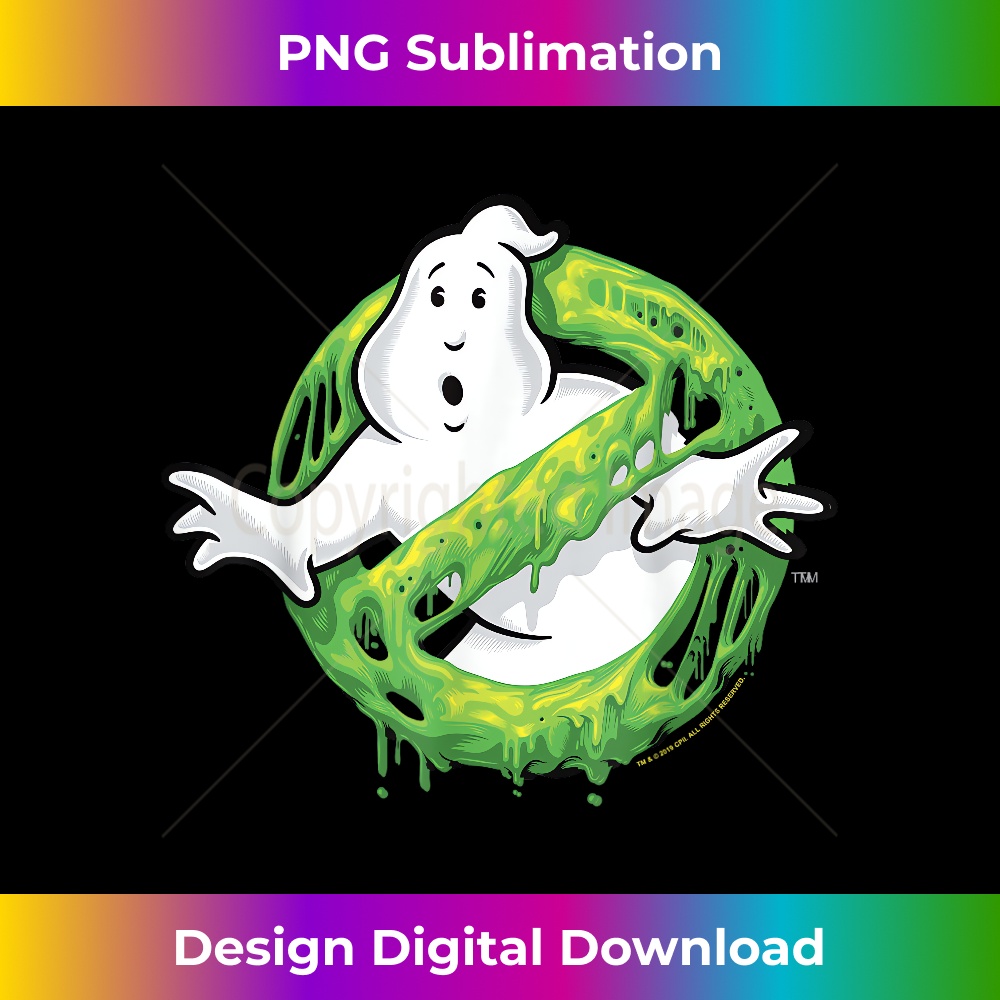 Ghostbusters Classic Slime Ghost Logo Graphic T- - Deluxe PN - Inspire ...