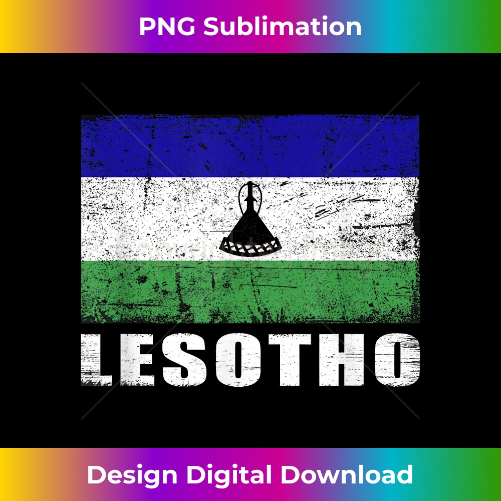 Lesotho Flag Design Grunge Country Flag Lesotho - Classic Su | Inspire ...
