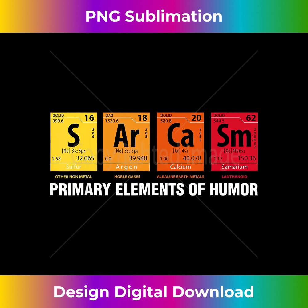 Sarcasm Primary Elements Of Humor Periodic Blocks - Futurist | Inspire ...