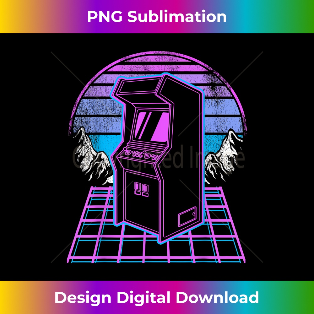 Arcade Machine Synthwave 90s Video Games Retro Gaming - Arti - Inspire ...