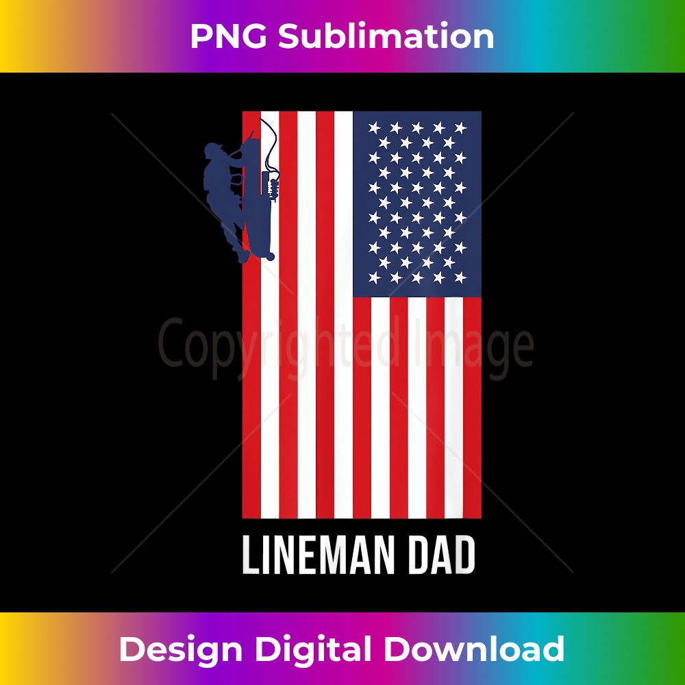 Lineman Dad - American Flag - Proud Electric Cable - Futuris | Inspire ...