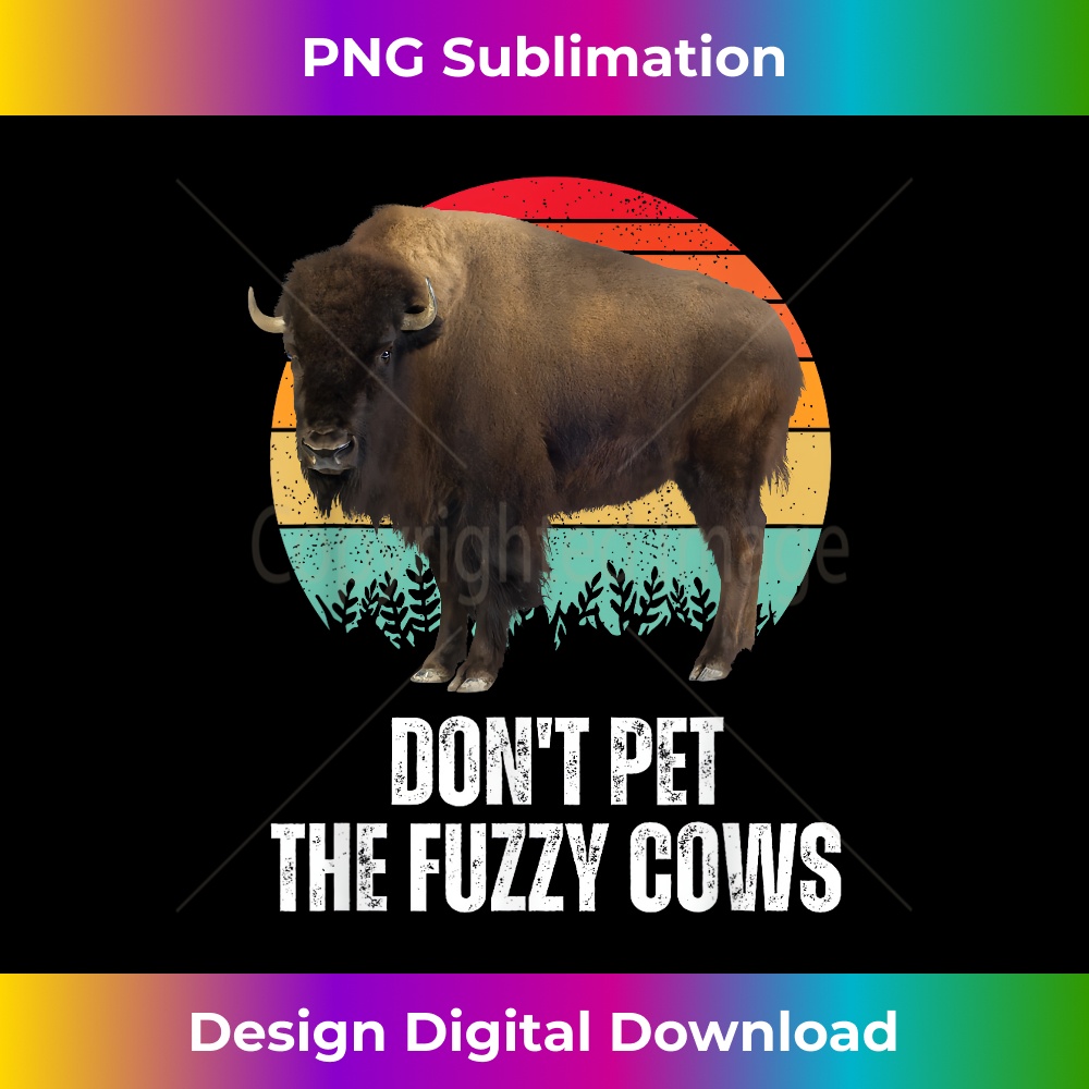 Do Not Pet The Fuzzy Cows Retro Bison Buffalo National Park | Inspire ...