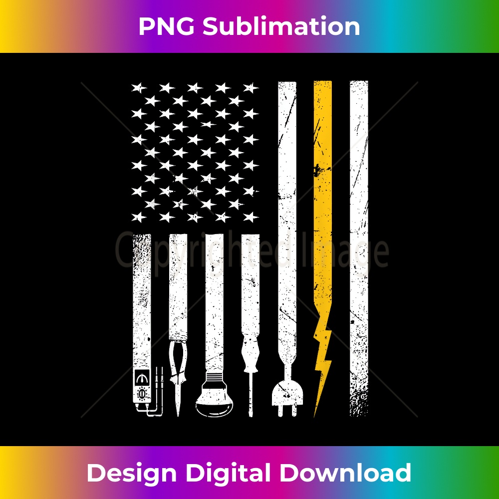 Electrician US Flag Electricians Tools Lineman Electrical - | Inspire ...