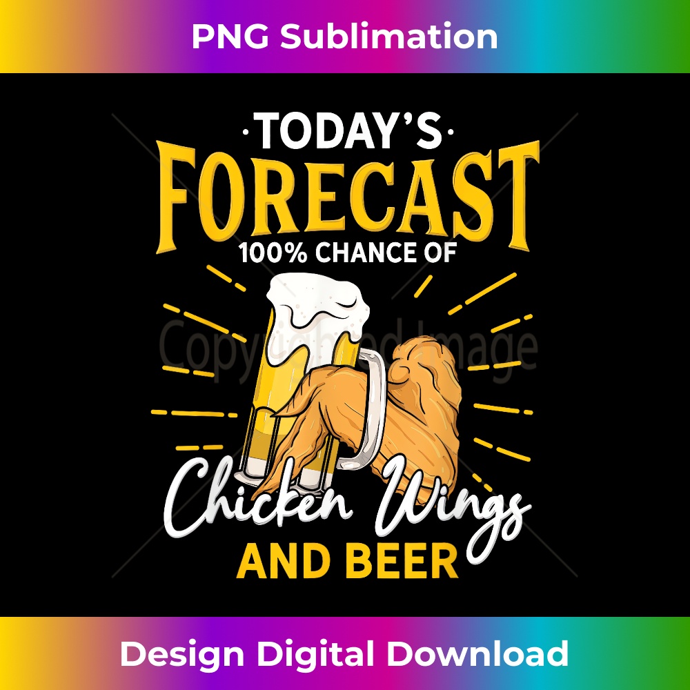 Funny Chicken Wing And Beer Fan - Today Forecast Beer Wings | Inspire ...