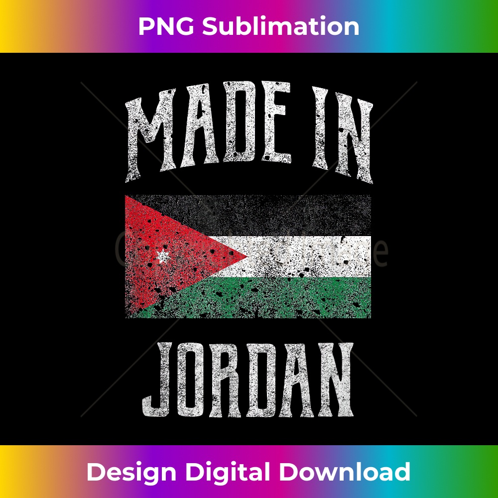 Jordan Flag T- Made In Jordan - Luxe Sublimation PNG Downloa | Inspire ...
