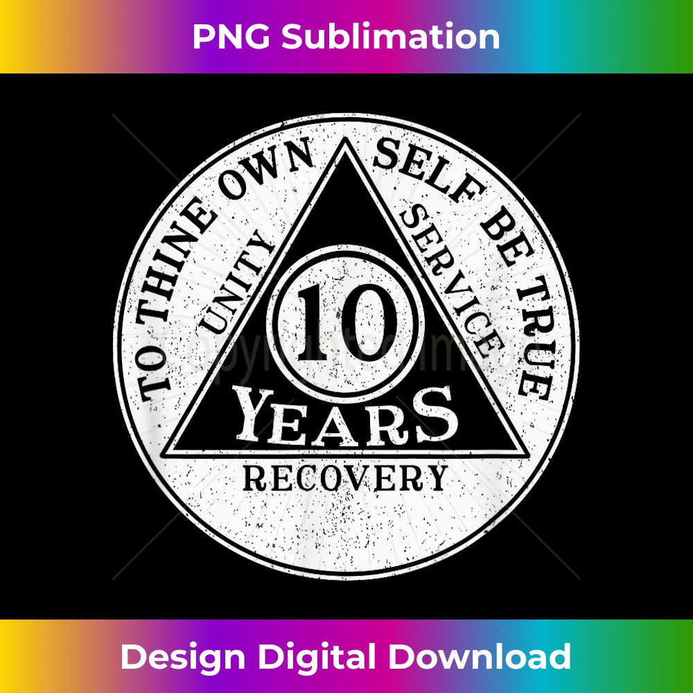 10 years sobriety coin recovery coin gift - Innovative PNG S | Inspire ...
