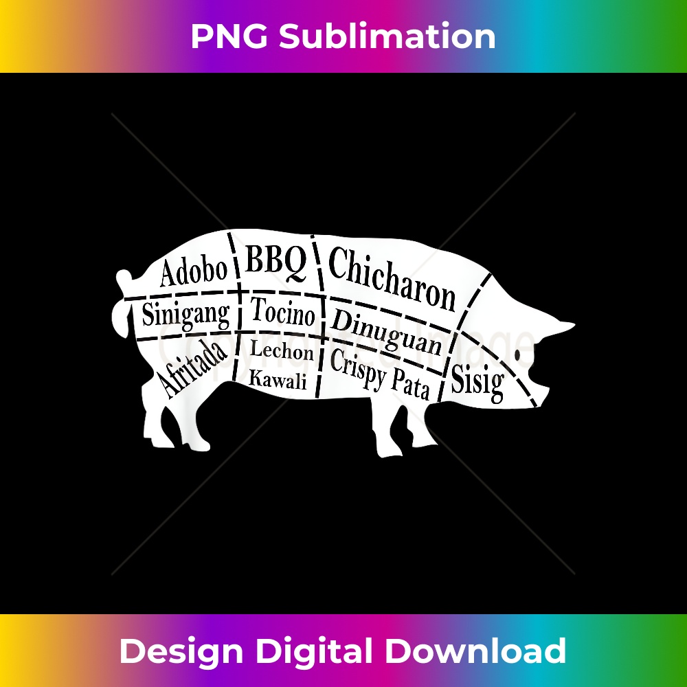 Pig Parts Filipino Food BBQ Pinoy Adobo Funny Pork - Minimal - Inspire ...