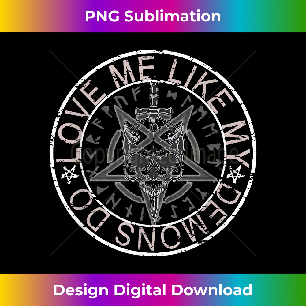 Love Me Like My Demons Do I Creepy Satanic Goth Design - Art | Inspire ...