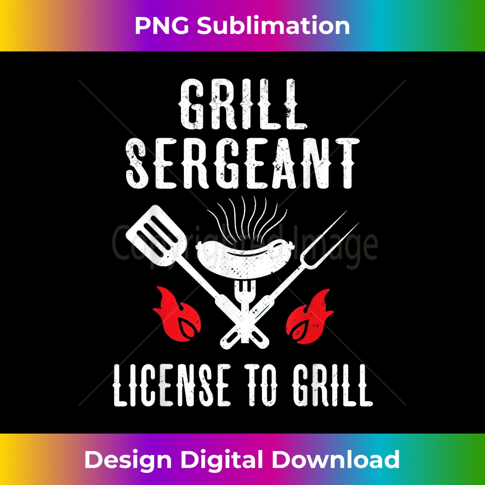 Mens Funny Grill Sergeant BBQ Chef Barbecue Grilling Pitmast | Inspire Uplift
