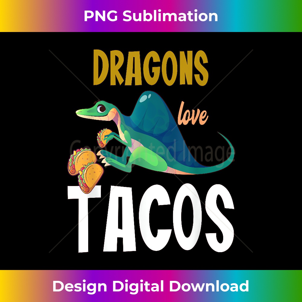 Dragons love Tacos - Contemporary PNG Sublimation Design - C | Inspire ...