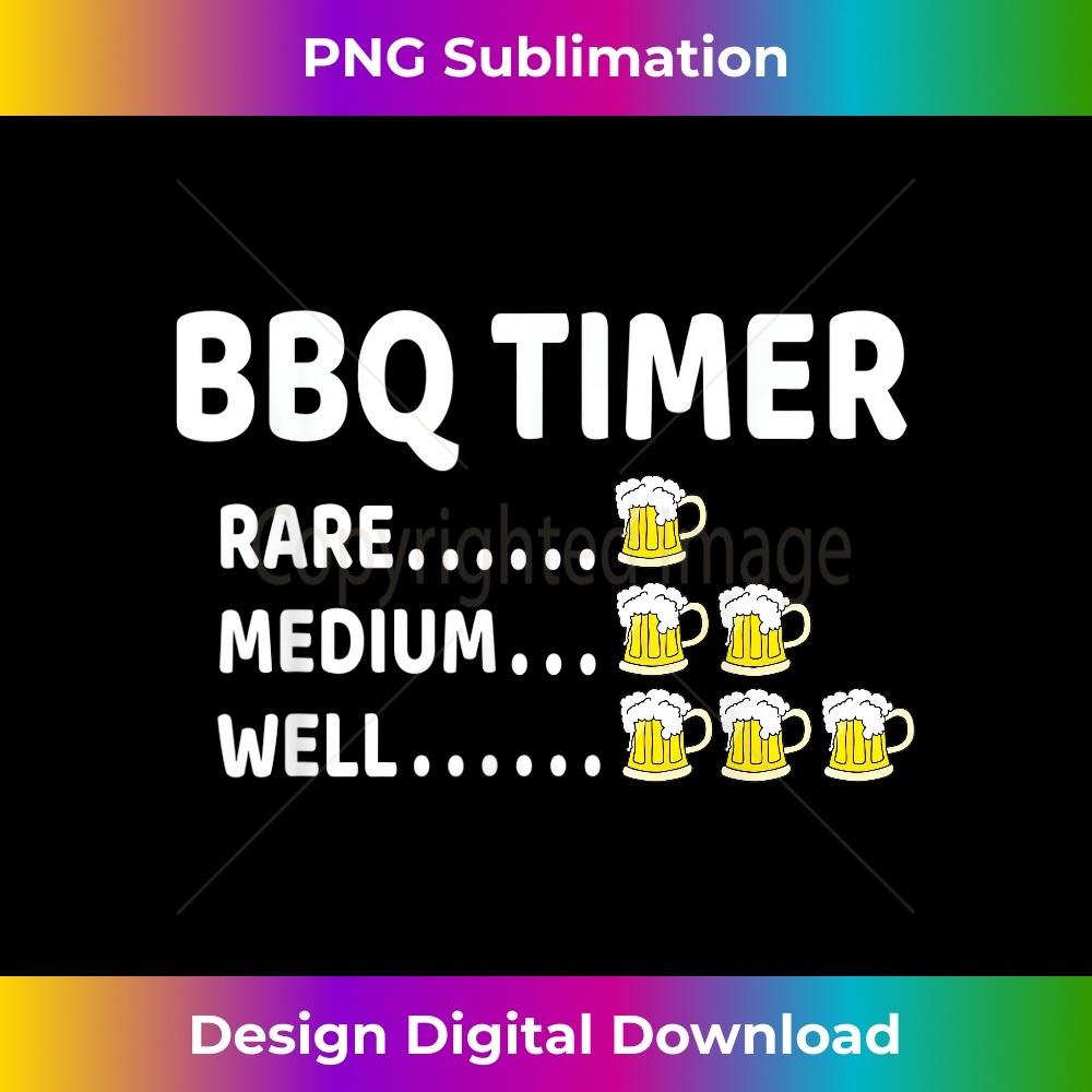 BBQ Timer Rare Medium Well Beer Drinking Funny Grilling - Be | Inspire ...