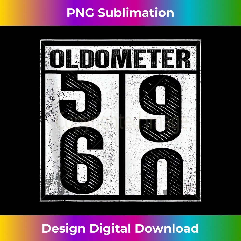 60th Birthday Funny Gift Men Women Oldometer 59-60 Tank Top | Inspire ...