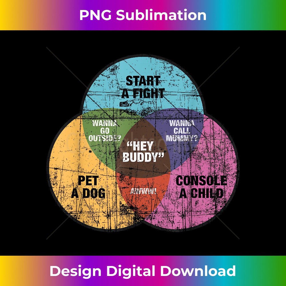 Hey Buddy Funny Dog Fight Child Math Venn Logic Diagram Meme | Inspire ...