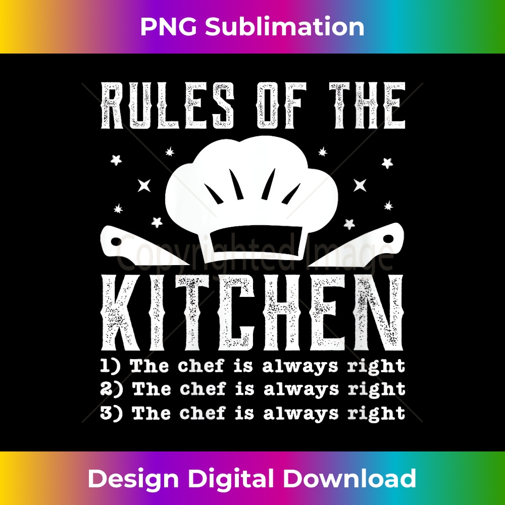 Rules Of The Kitchen The Chef Is Always Right Cooking V-Neck | Inspire ...