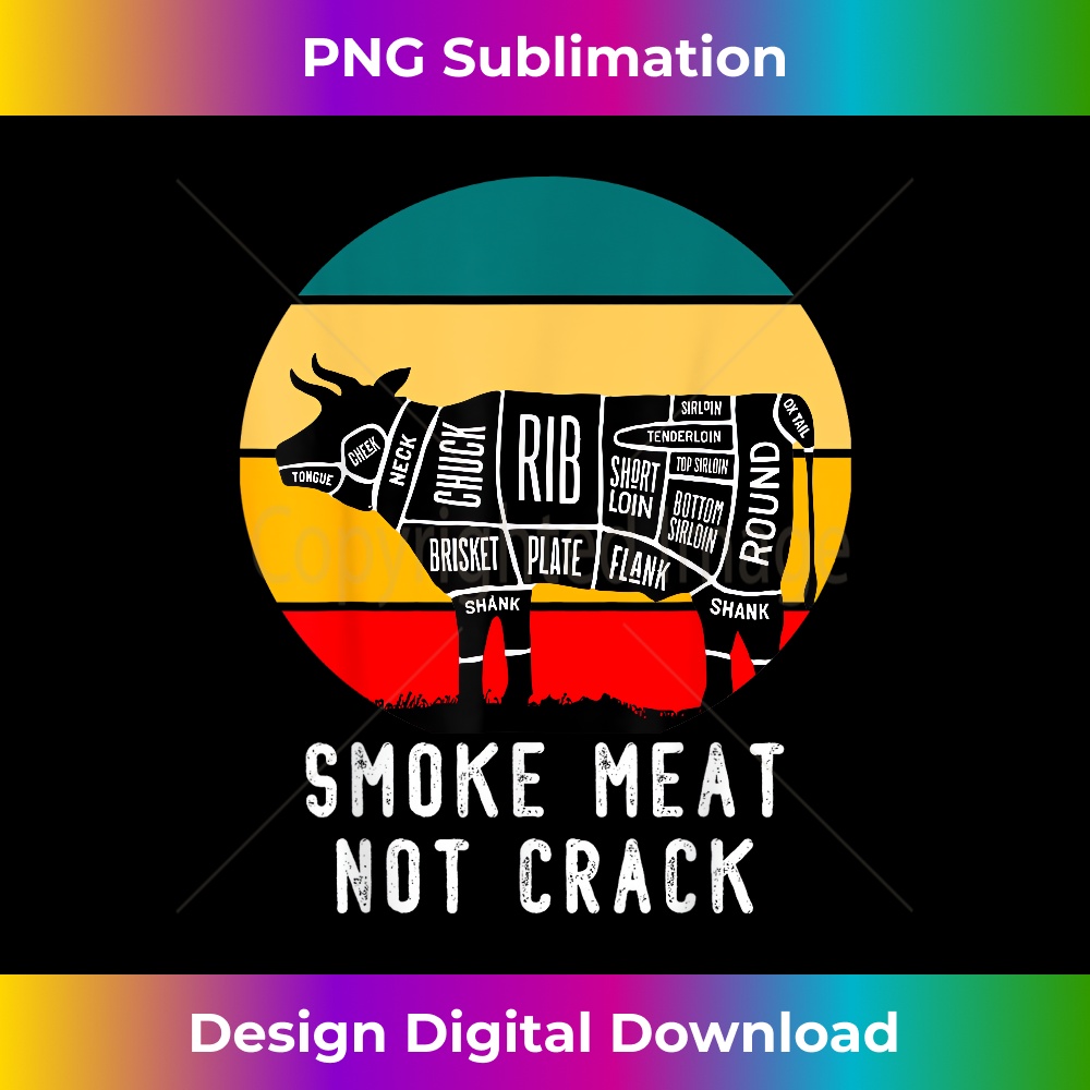 Funny Chef Butcher Cook BBQ Smoke Meats Not Crack Beef - Edg | Inspire ...