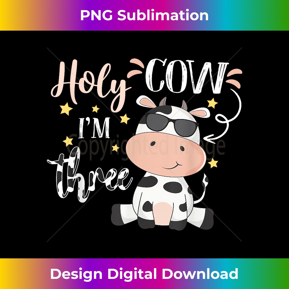 Holy Cow I'm Three Cow Farm Theme Birthday 3 Years Old - Tim | Inspire ...