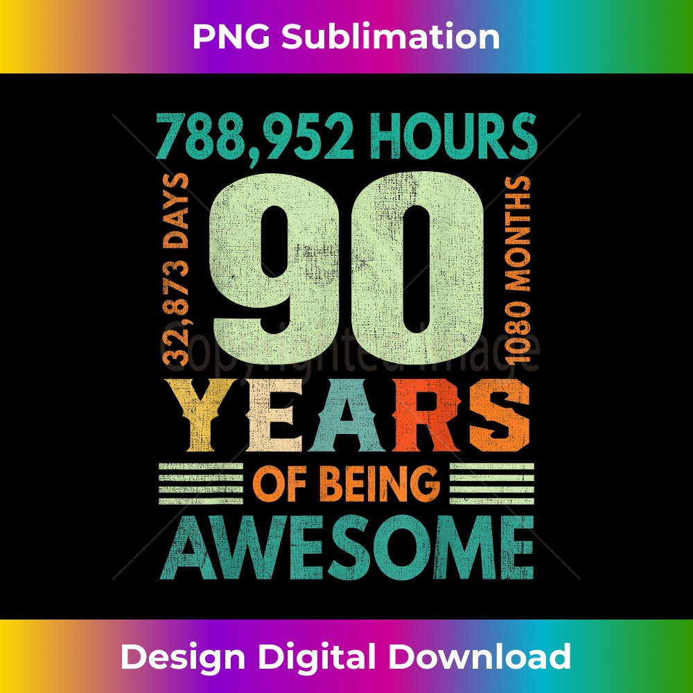 90 Years 1080 Months Of Being Awesome 90th Birthday Gifts - | Inspire ...