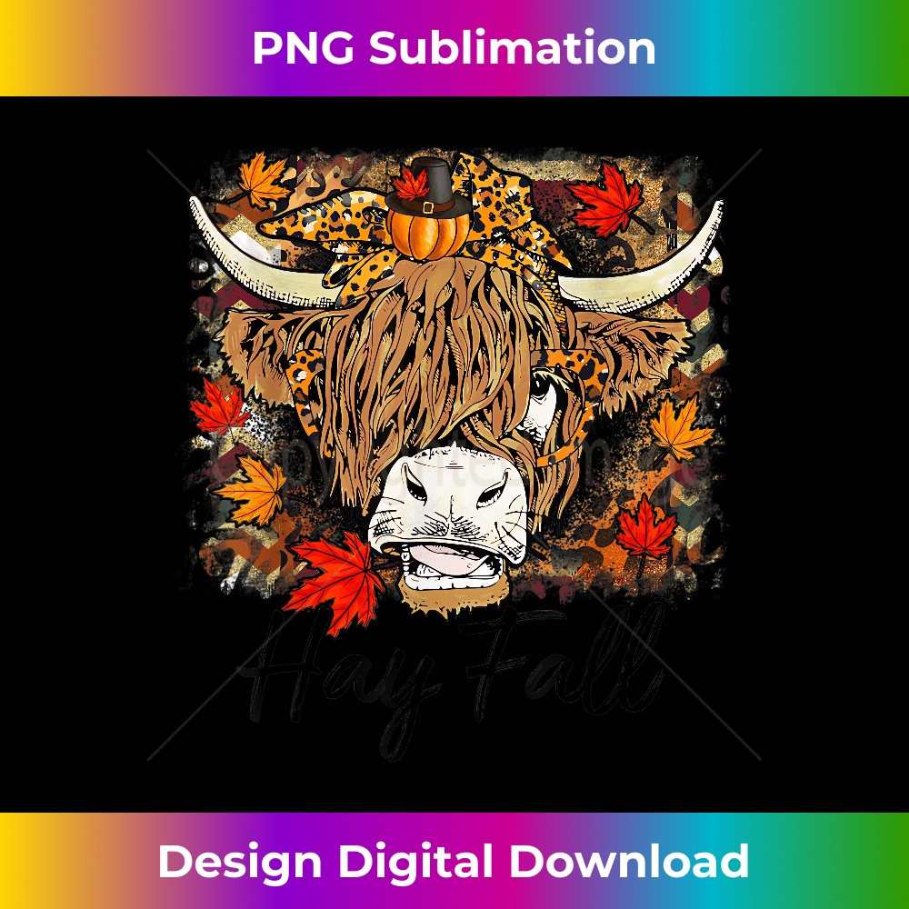 Hay Fall Highland Cow Leopard Thanksgiving Heifer Cow - Besp | Inspire ...