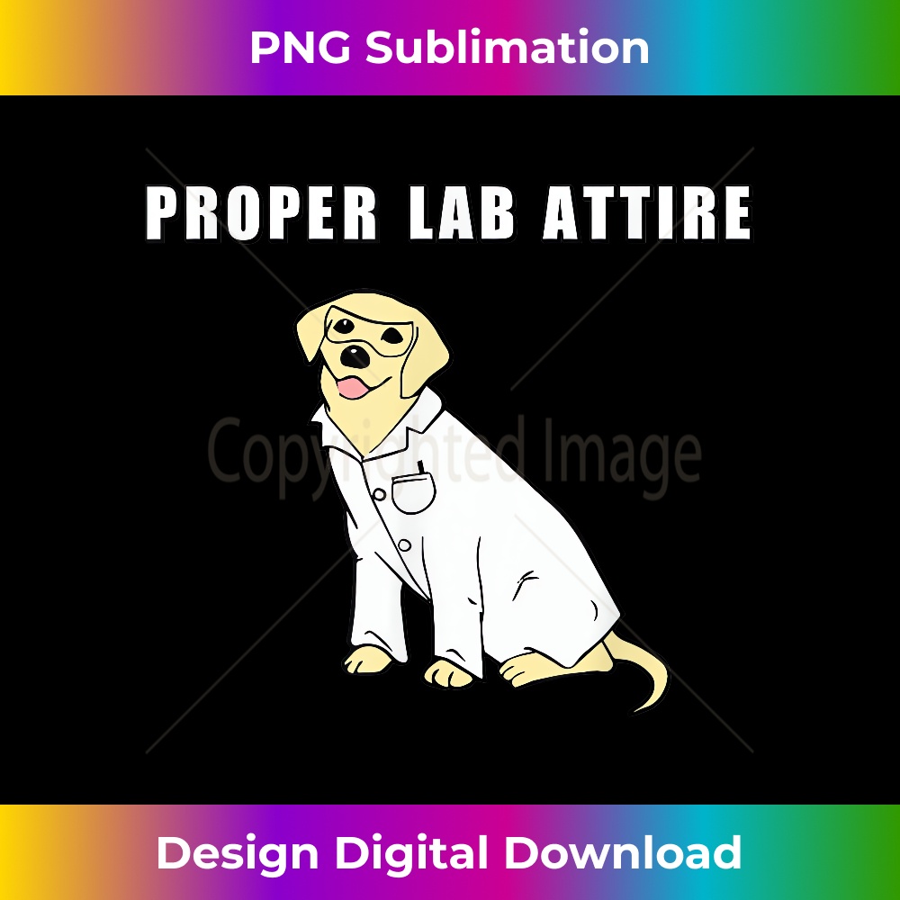 Proper Lab Attire Funny Laboratory Dog Pun Science - Bespok - Inspire ...