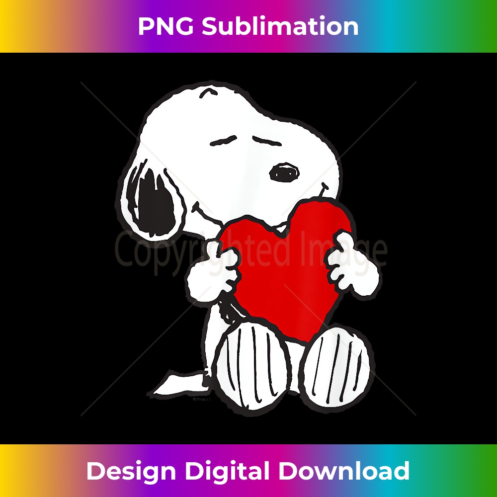Peanuts Valentine Snoopy Hugging Heart - Minimalist Sublimat | Inspire ...