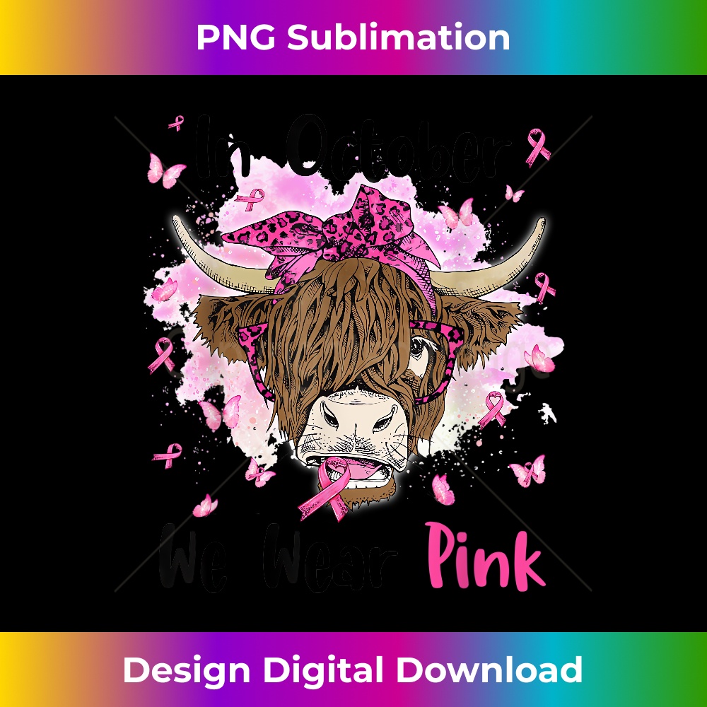 Leopard Heifer Highland Cow Breast Cancer Awareness - Artisa | Inspire ...
