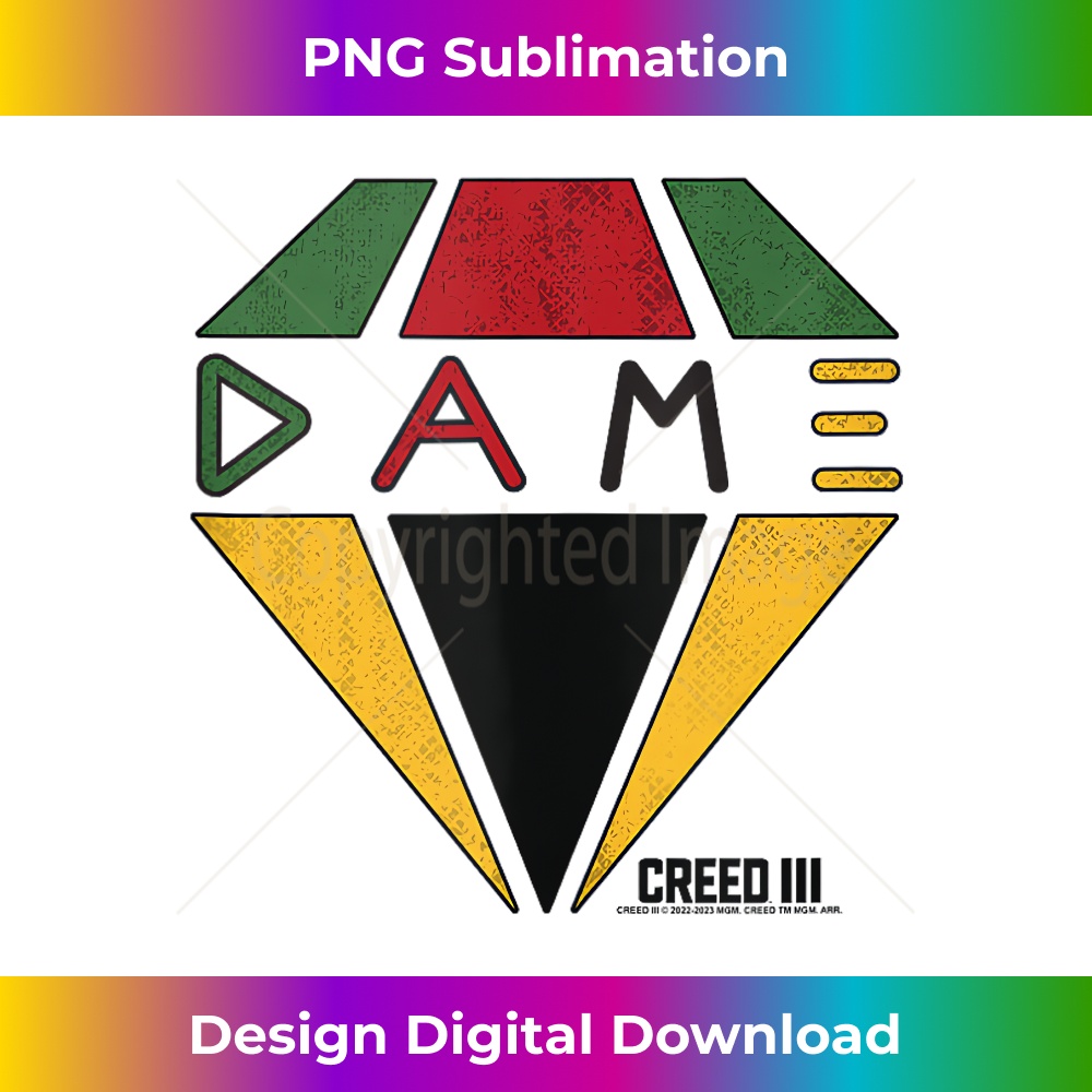 Creed 3 Dame Center Damian Anderson Boxing Logo Tank Top - E | Inspire ...