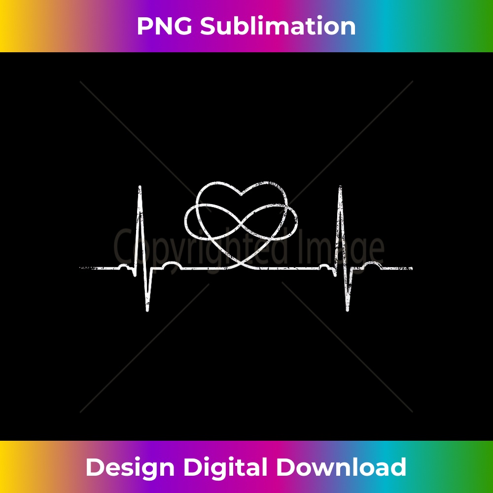 Poly Heartbeat EKG Infinity Heart Love Polyamory - Timeless | Inspire ...