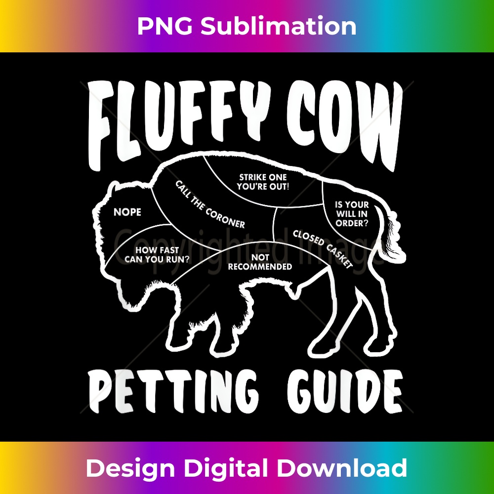 Fluffy Cow Buffalo - Animal Petting Chart for Bison Lovers - | Inspire ...