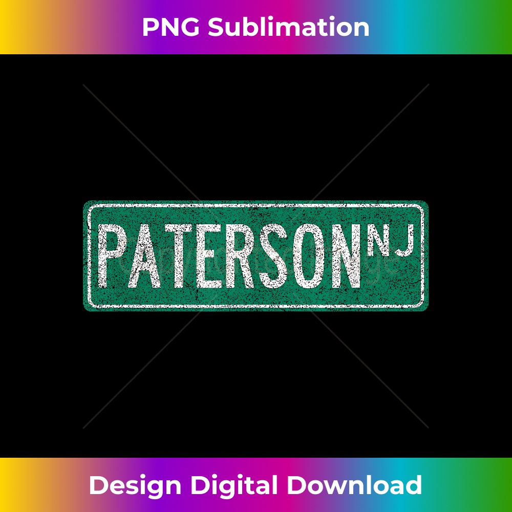 Retro Style Paterson NJ Street Sign - Sublimation-Optimized | Inspire ...