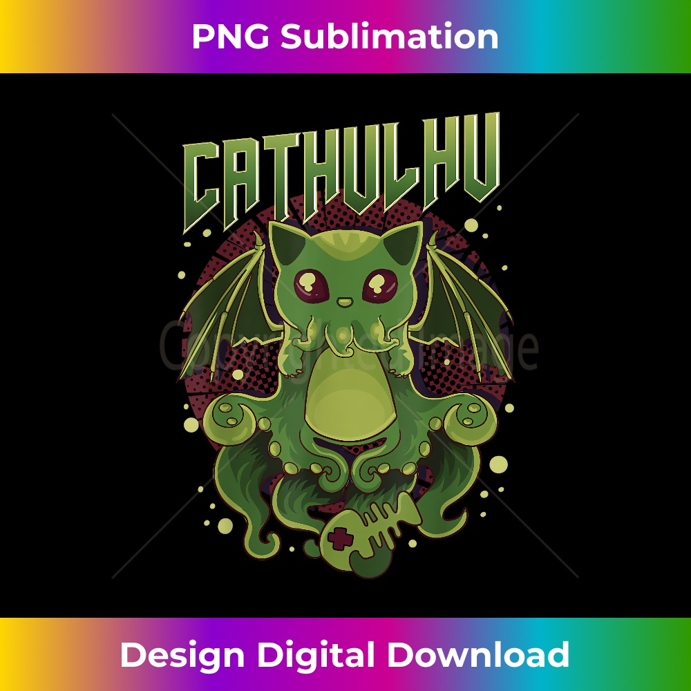 Cute & Funny Cathulhu Kawaii Cat Cthulhu - Artisanal Sublima | Inspire ...
