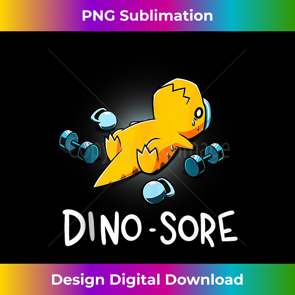Funny Dinosaur Workout Gym Fitness Lifting, Cute Dino Sore T | Inspire ...