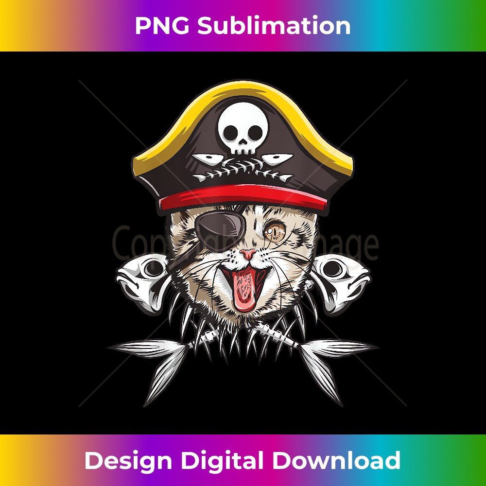 Cat Pirate Captain Men Jolly Roger Flag Skull And Crossbones | Inspire ...