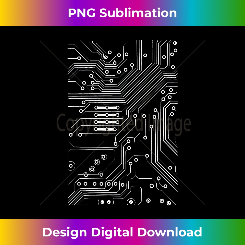 White Circuit Board Mother Board Computer Programmer Gift - | Inspire Uplift