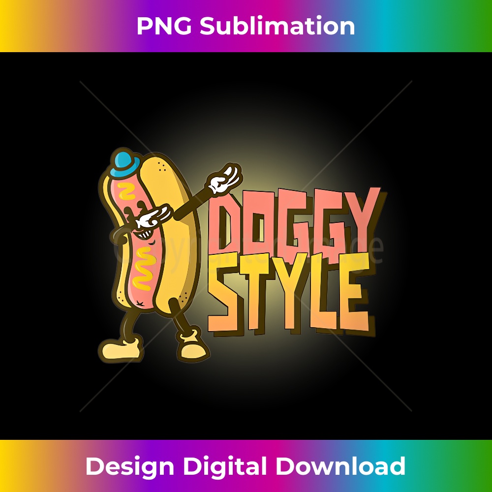 Womens Funny Doggy Style V-Neck - Deluxe PNG Sublimation Dow | Inspire ...