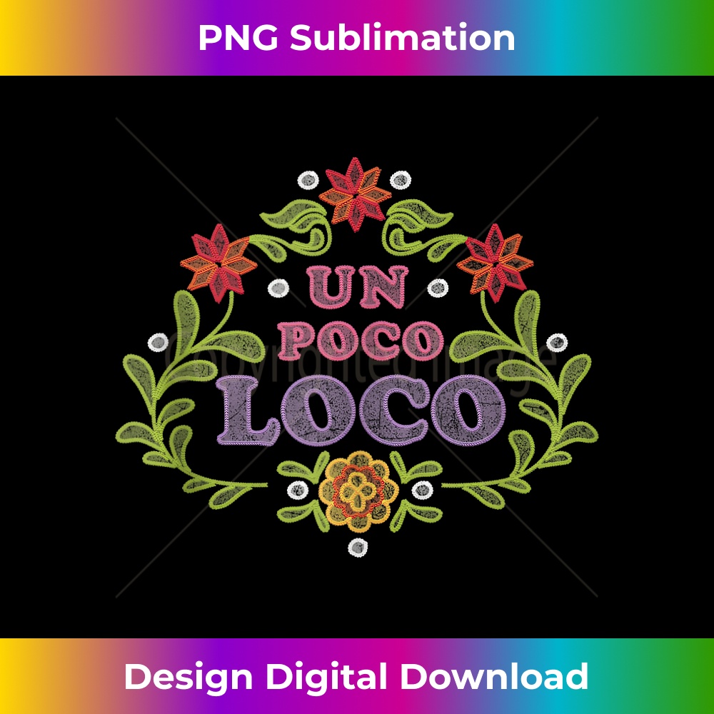 Disney Pixar Coco Un Poco Loco Embroidery Tank Top - Eco-Fri | Inspire Uplift