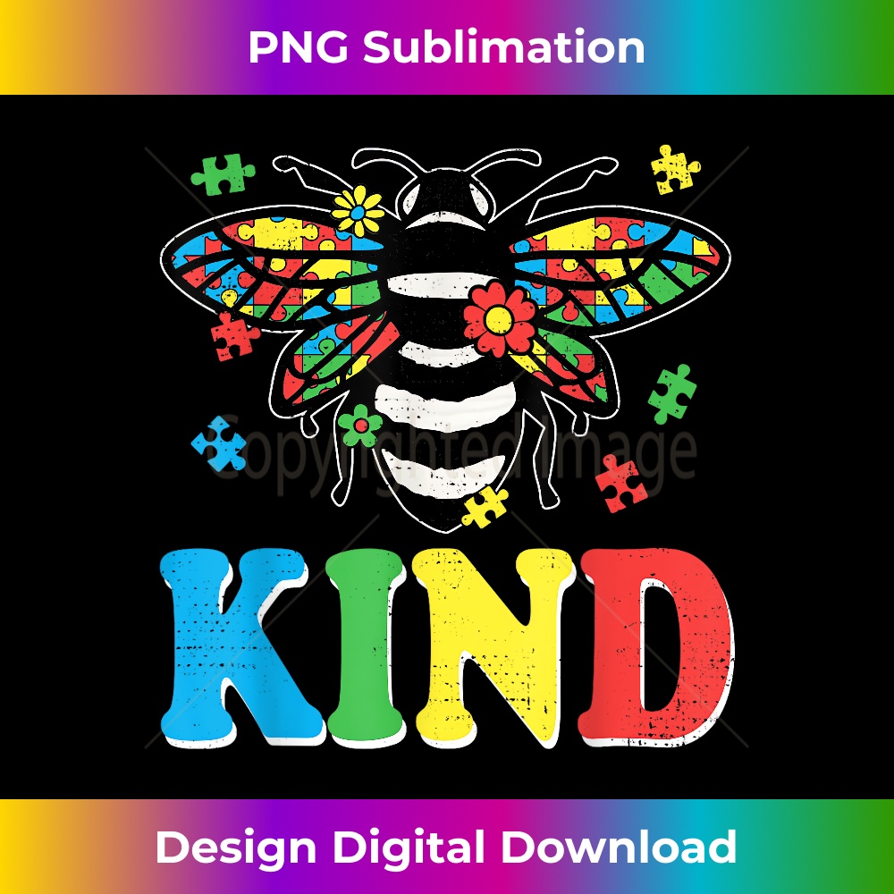 Autism Awareness Be Kind Bee Puzzle Pieces Women Girls Kids | Inspire ...