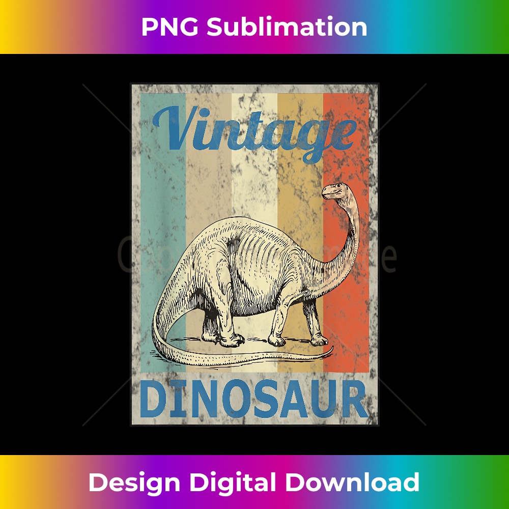 Vintage Style Dinosaur Brontosaurus Animals T- Retro - Class | Inspire ...