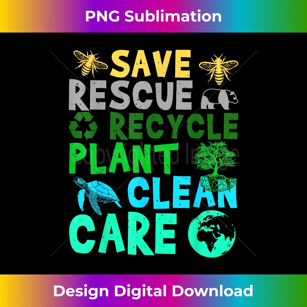 Earth Day Save Bees Rescue Animals Recycle Plastict 2022 - A - Inspire ...
